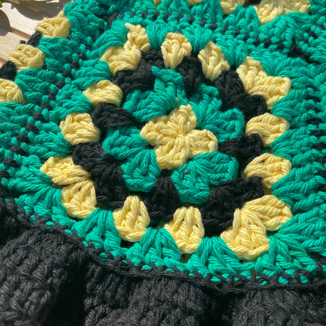 Granny Square Buckethat | Granny Style | Cottage Core | Crochet ...