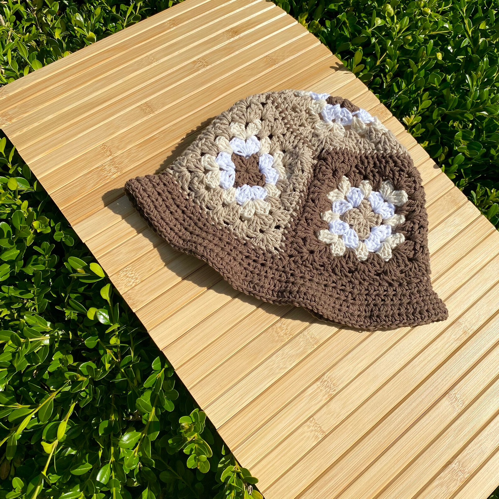 Granny Square Hat | Granny Style | Cottage Core | Crochet | Handmade ...
