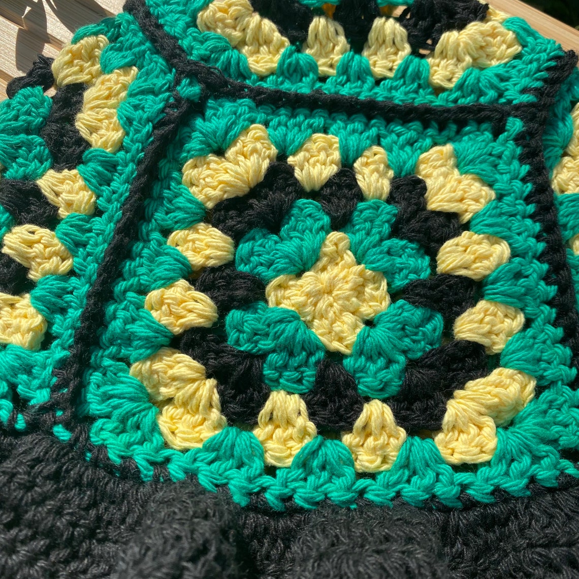 Granny Square Buckethat | Granny Style | Cottage Core | Crochet ...