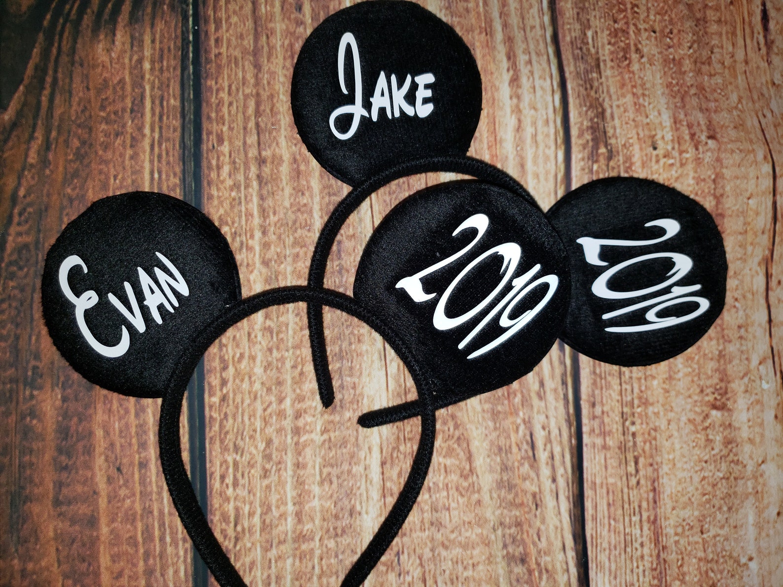 Mickey Minnie Personalized Disney Headbands & Ears - Etsy