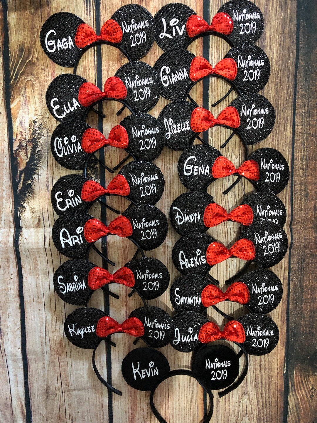 Disney Cheer Summit 2024 Mickey & Minnie Personalized Disney Ears - Etsy