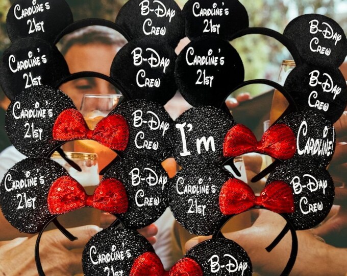Disney Cheer Summit 2024 Mickey & Minnie Personalized Disney Ears - Etsy