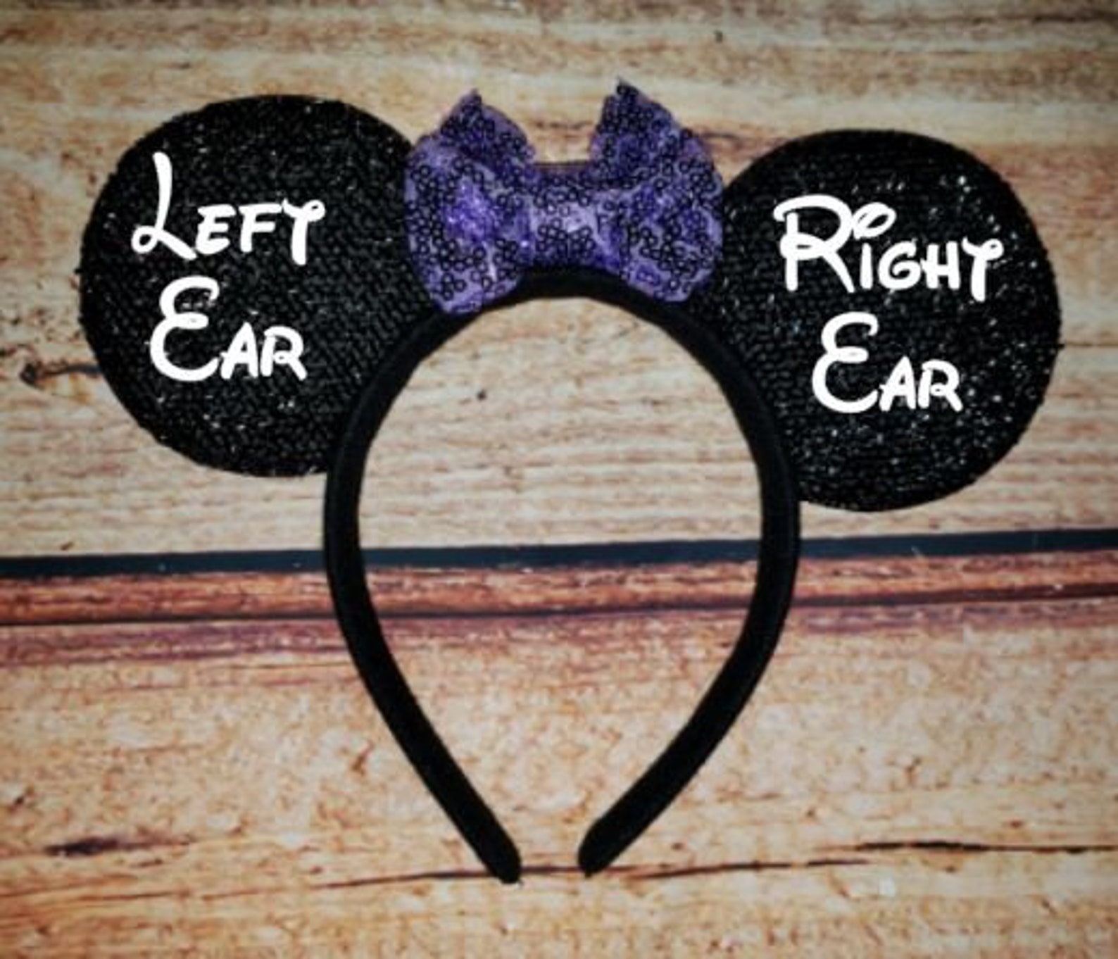 Mickey Minnie Personalized Disney Headbands & Ears - Etsy