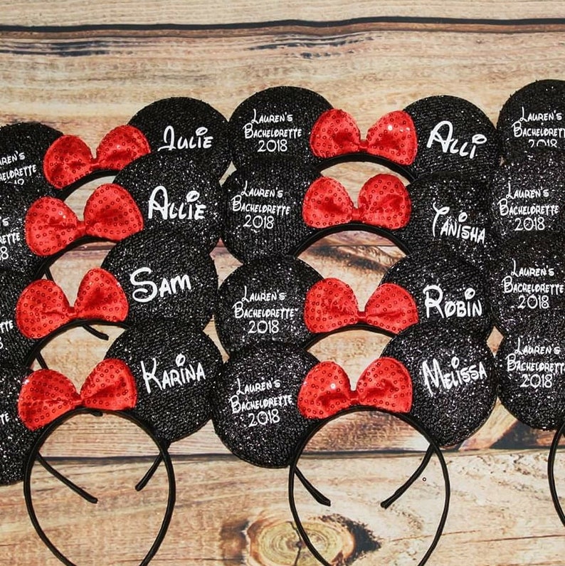 Custom Mickey Vacation Ears Personalized Minnie Ears - Etsy