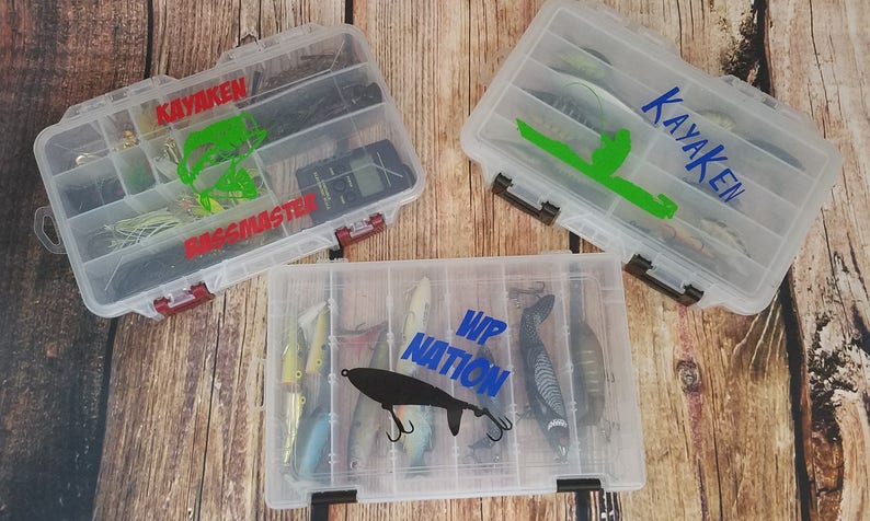 Personalized Tackle Box Fishing | Etsy