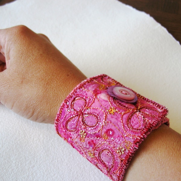 Embroidery Bracelet - Etsy