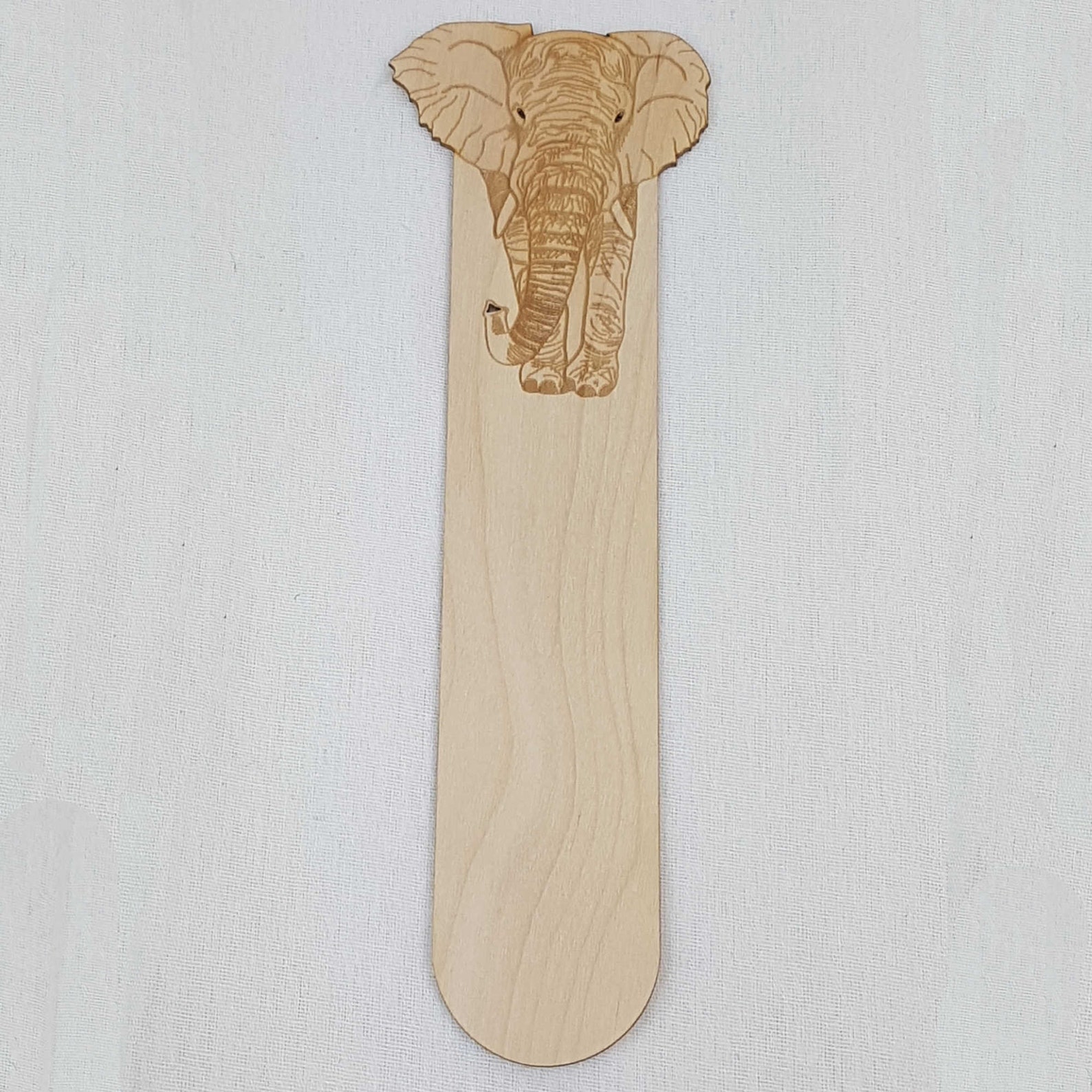 Elephant Wooden Bookmark - Etsy