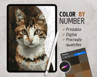 Color by Number ‘fantasy Mushroom Forest’ | Paint by Number | Coloring ...