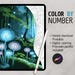 Color by Number ‘fantasy Mushroom Forest’ | Paint by Number | Coloring ...