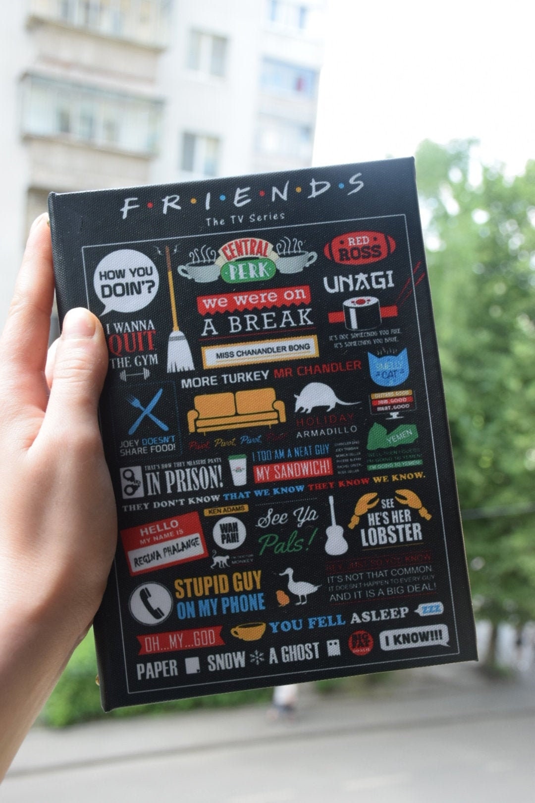 FRIENDS Tv Show Journal Notebook A5 8.5x6 Handmade - Etsy