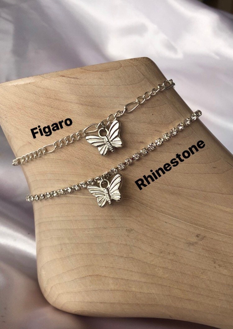 Butterfly Anklet | Etsy