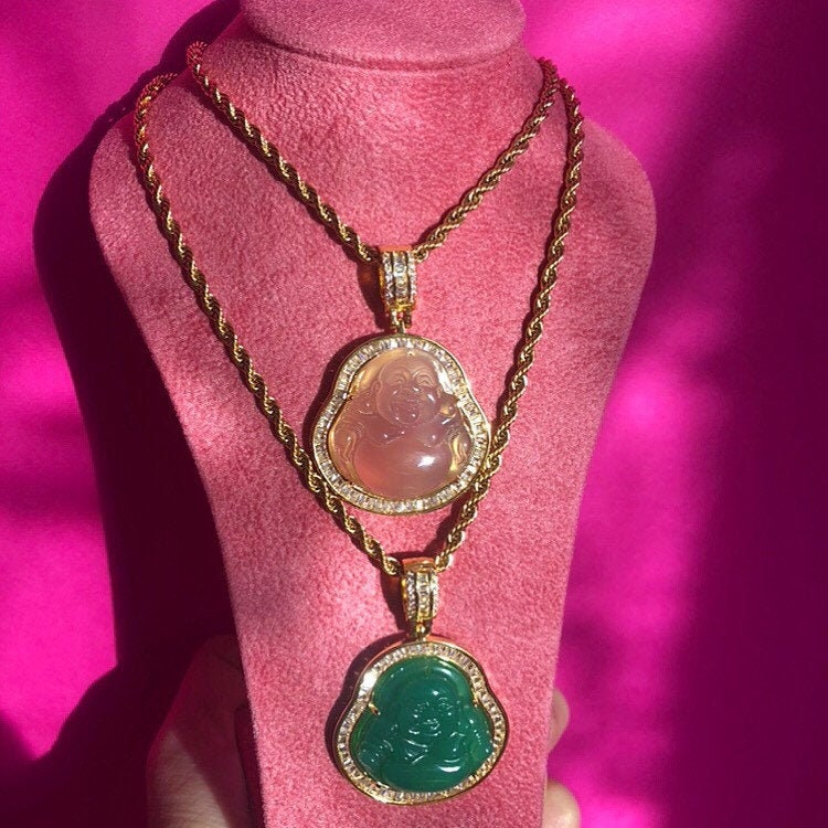 Buddha pendant chain | Etsy