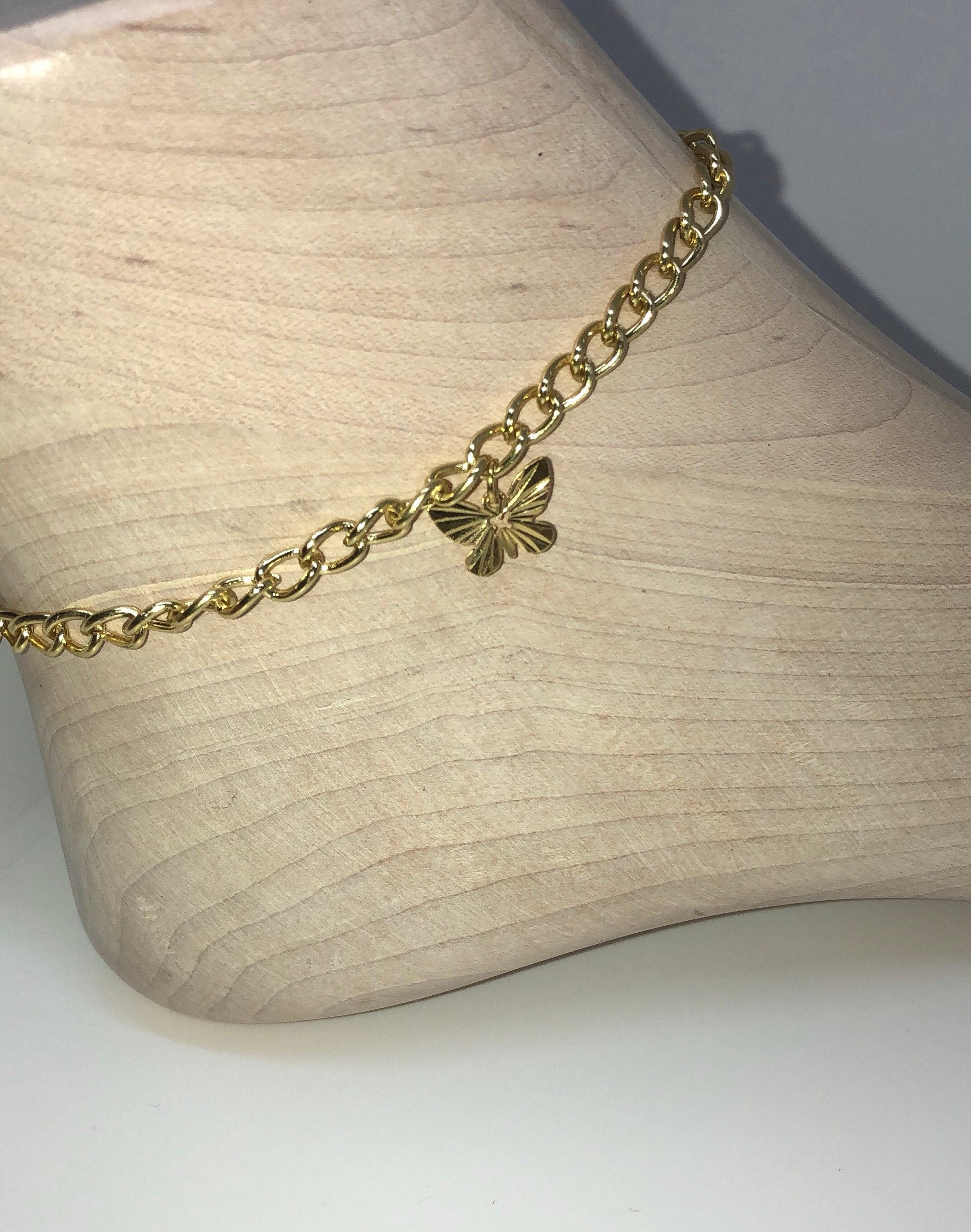 Butterfly Anklet | Etsy