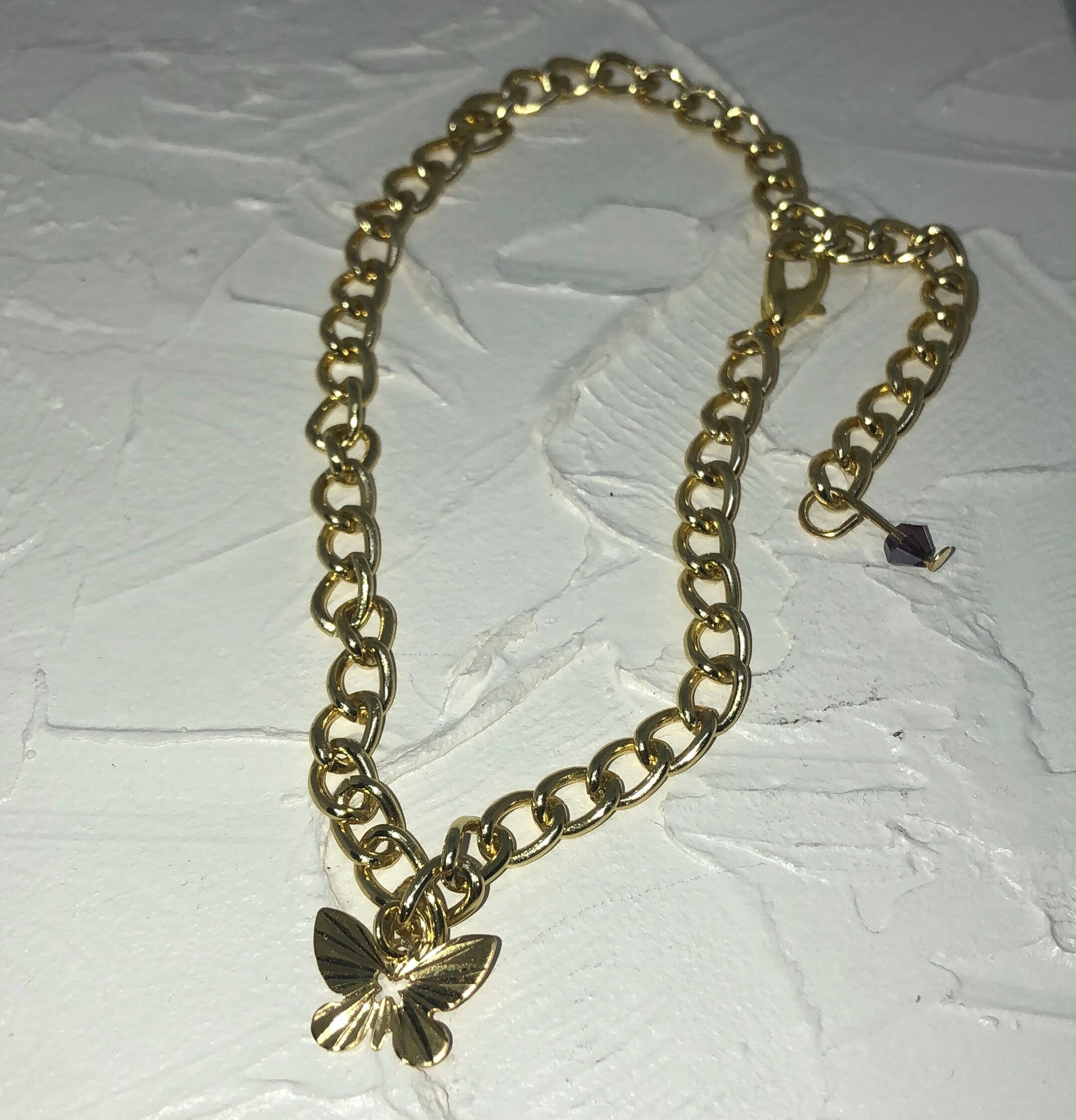 Butterfly Anklet | Etsy