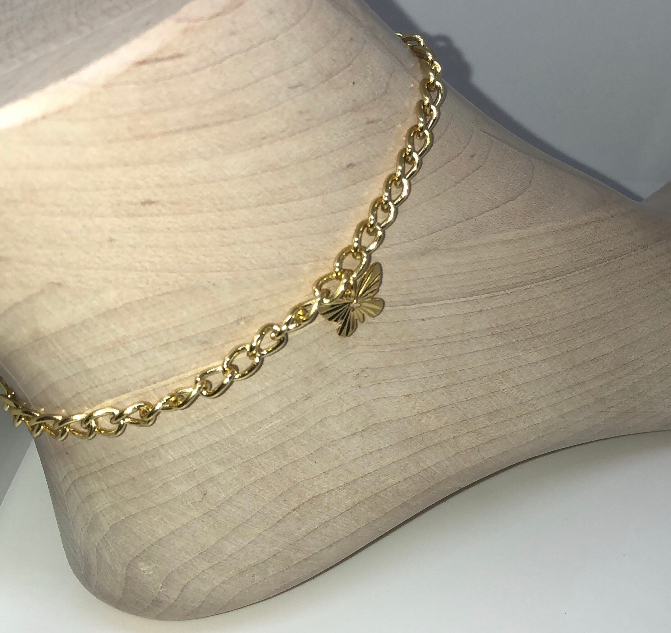 Butterfly Anklet | Etsy