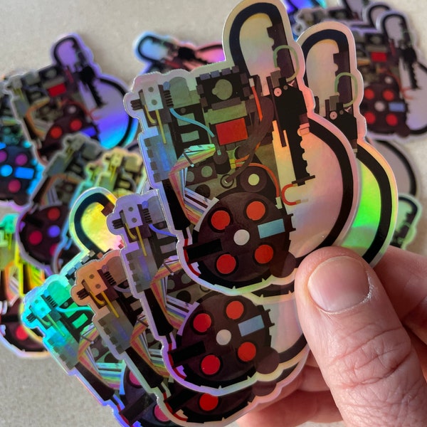 Proton Pack Sticker - Etsy