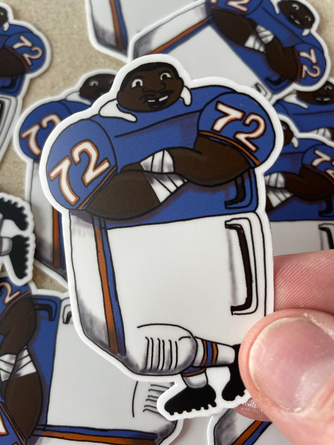 William “the Fridge” Perry Sticker - Etsy