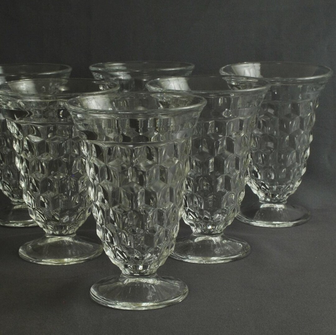 Fostoria American Water-ice Tea Glasses-set of 4 - Etsy