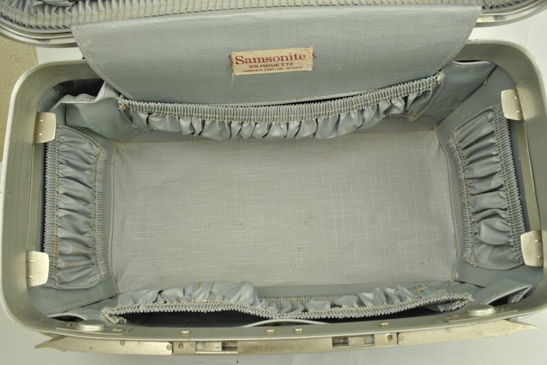 Samsonite Train Case Gray 1960's Samsonite Cosmetic Case - Etsy