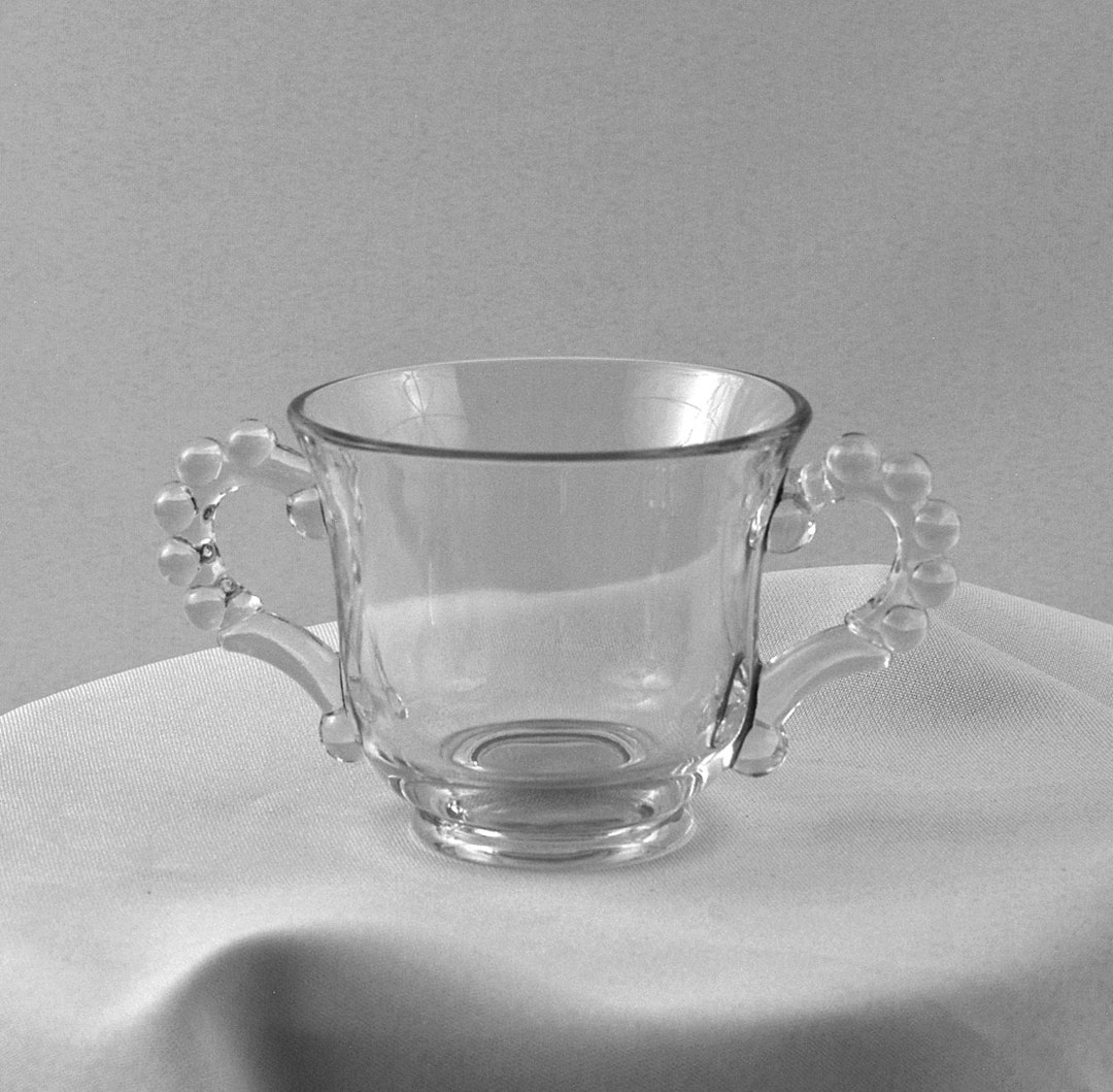 Imperial Clear Glass Candlewick Pattern Sugar Bowl - Etsy