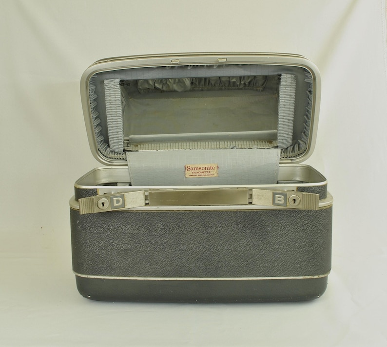 Samsonite Train Case Gray 1960's Samsonite Cosmetic Case - Etsy