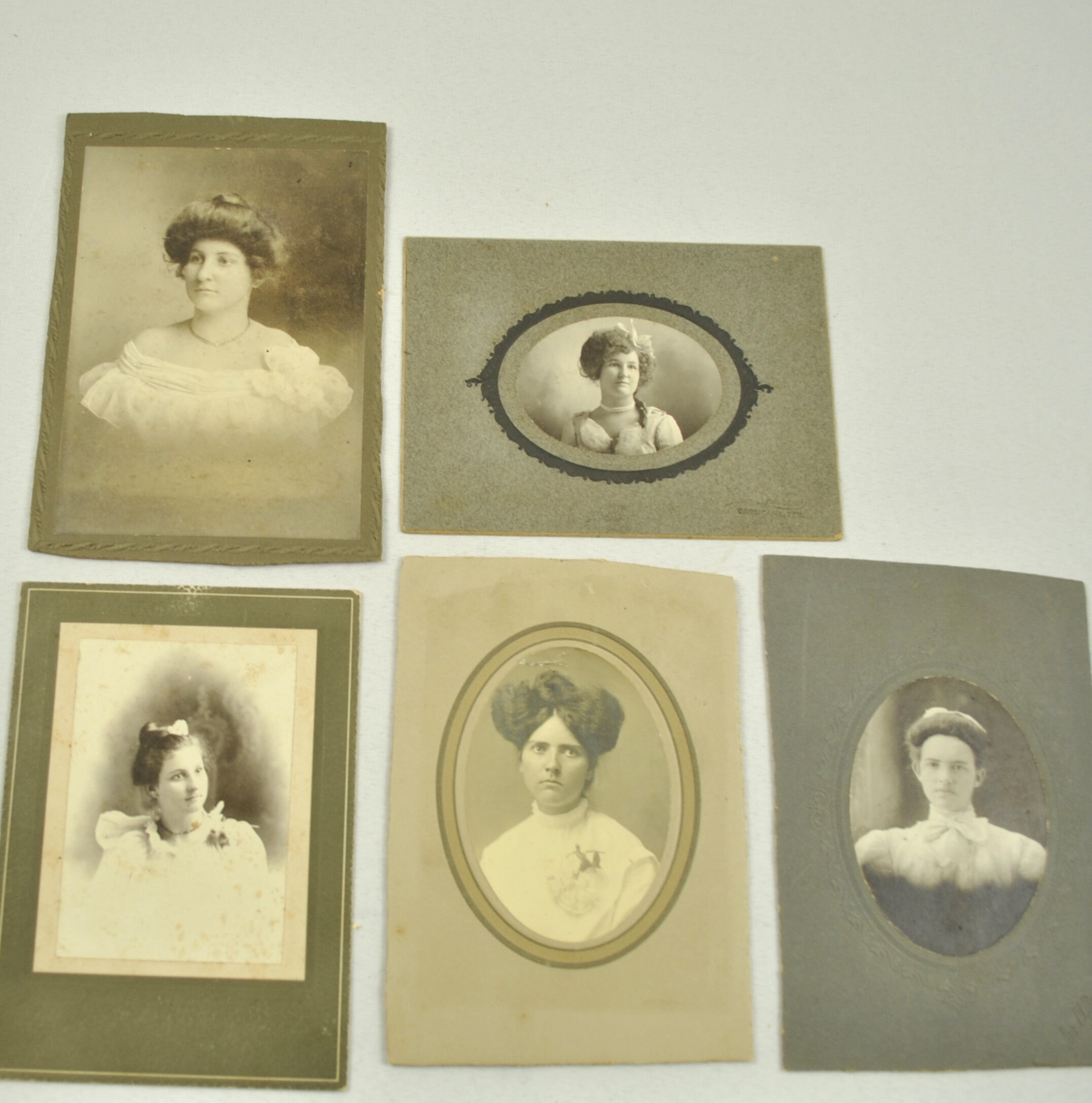 Portraits of Women From Early 1900's antique Cabinet Card Photos - Etsy