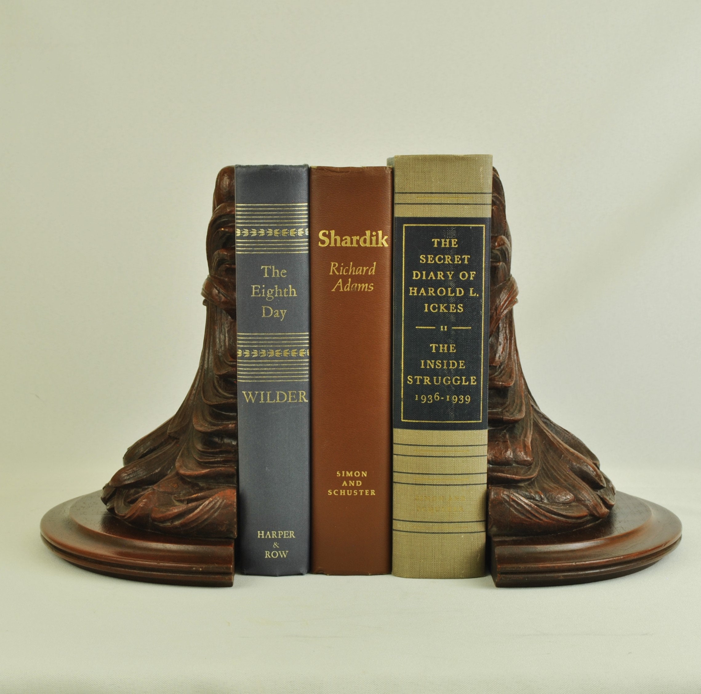 Vintage Syroco Wood Wall Shelves/bookends - Etsy