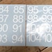 Locker Number Stickers Decals - 2 Inches - Seating Chart Numbers - Etsy UK