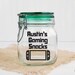 Personalised Gaming Snack Jar Sticker Decal Gamer Gift Christmas Gift ...