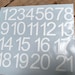 Locker Number Stickers Decals - 2 Inches - Seating Chart Numbers - Etsy UK