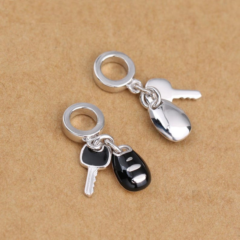Car Keys Charm Sterling Silver Car Keys Charm New Car - Etsy