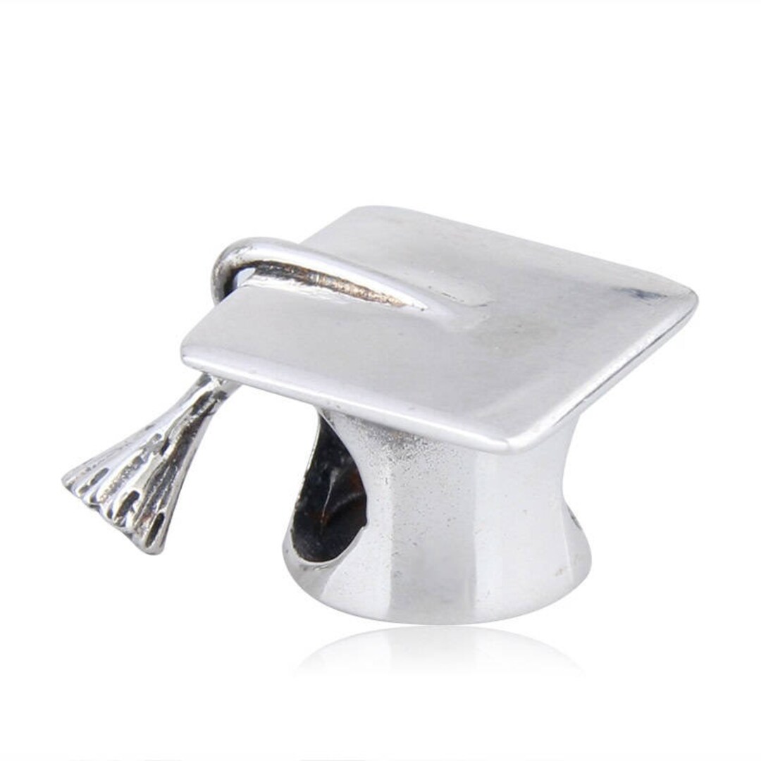 Sterling Silver Graduation Cap Charm - Silver Graduation Charm ...