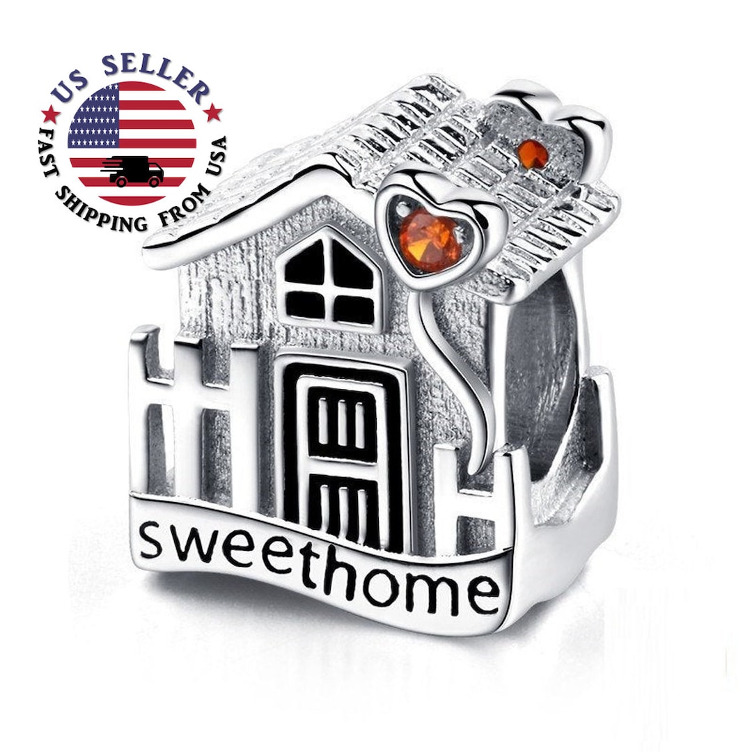 Sweet Home Charm - Sterling Silver Sweet Home Charm - Silver House ...