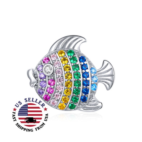 Fish Charm Bracelet - Etsy
