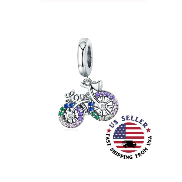 Bicycle Charm - Etsy