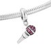 Karaoke Microphone Charm Sterling Silver - Karaoke Mic Charm - Silver ...