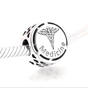 Medicine Charm Sterling Silver - Medicine Charm - Doctor Jewelry ...