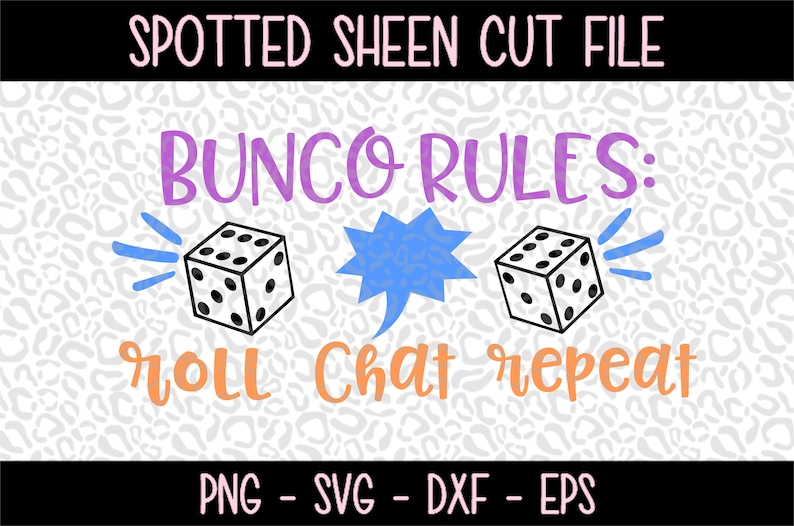 Bunco Bundle PNG SVG Eps and Dxf Files for Cutting Machines Cameo or ...