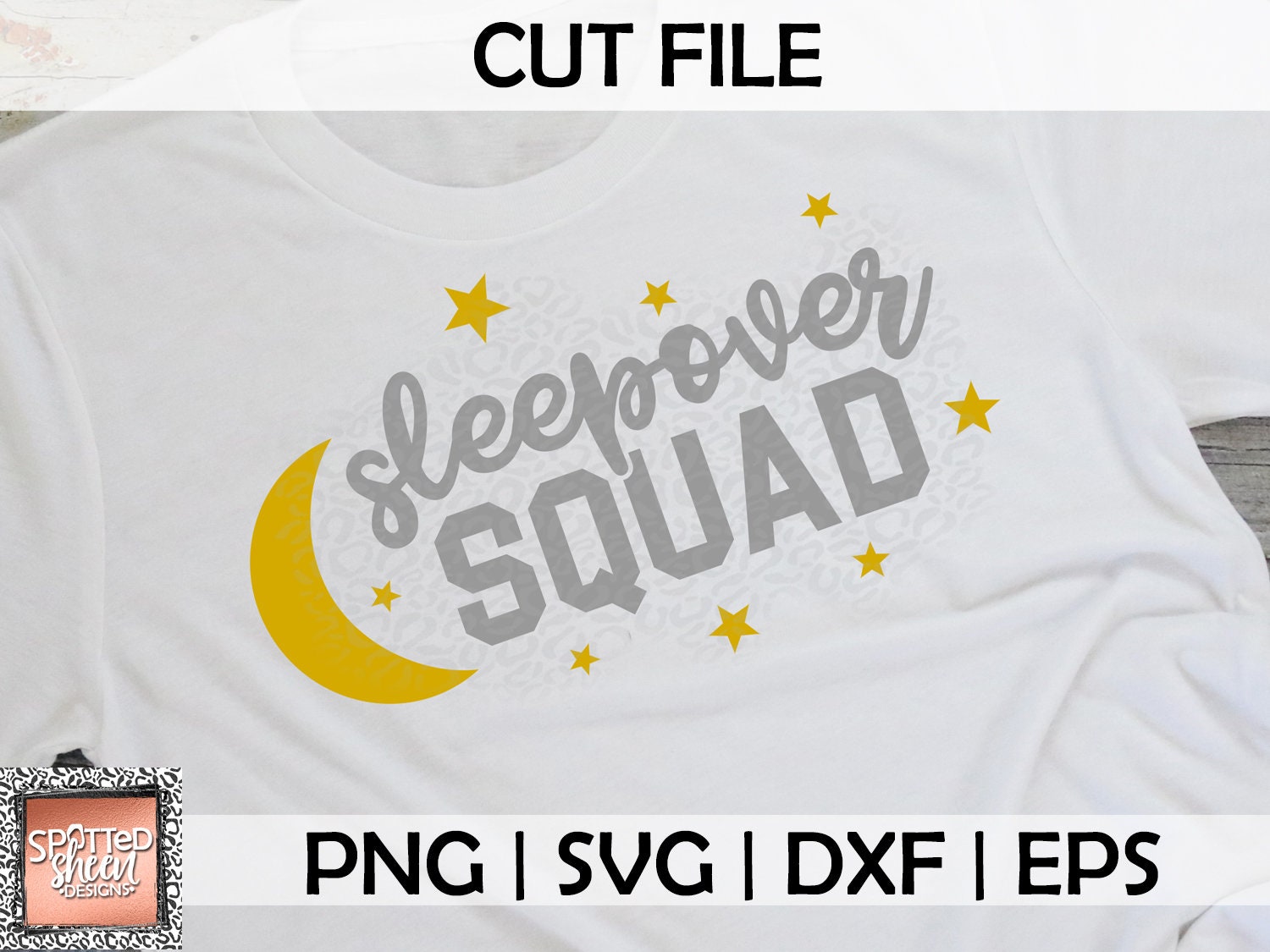 Sleepover Squad SVG PNG eps and dxf Files for Cutting Machines | Etsy