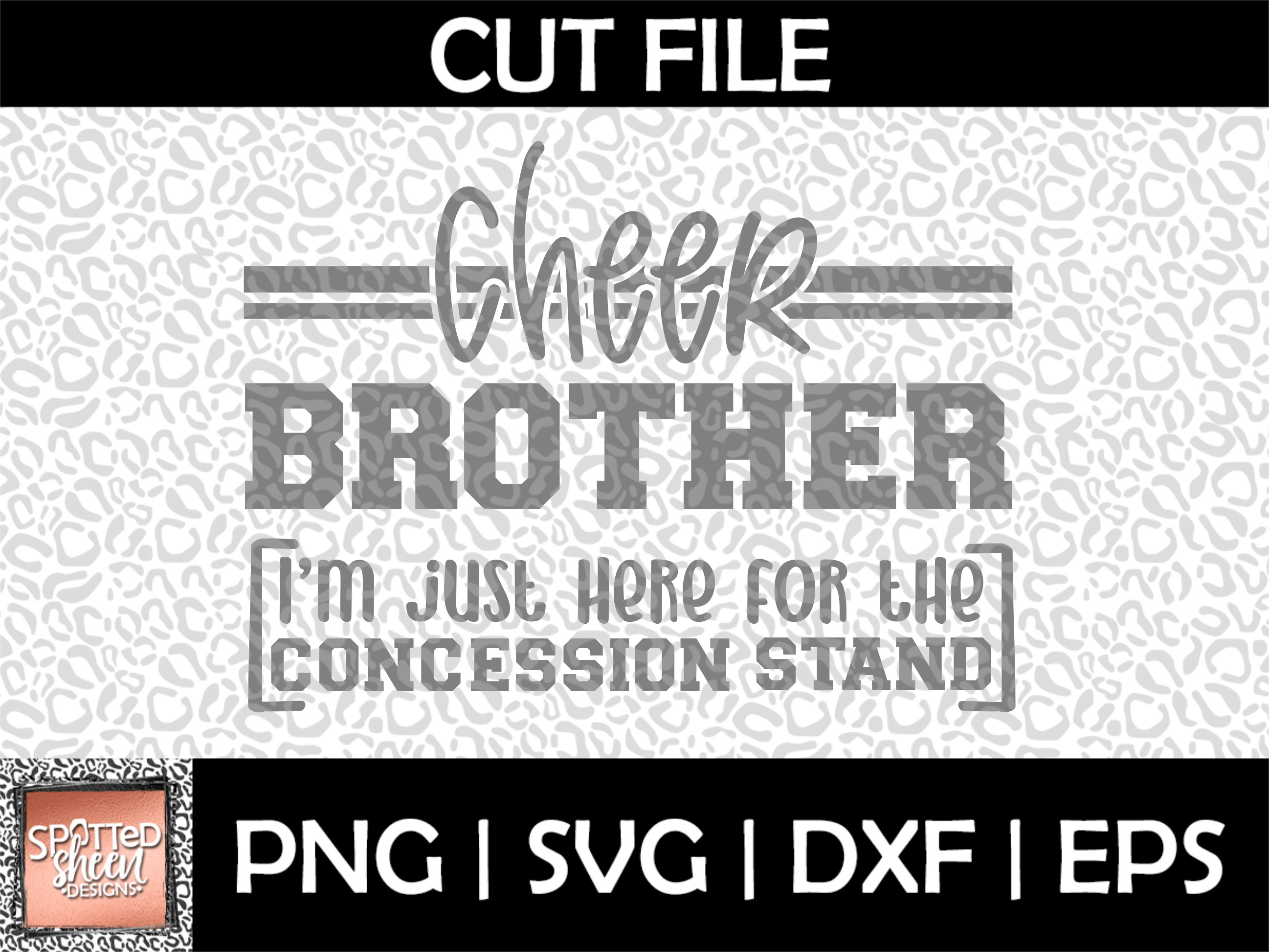 Cheerleading SVG Cheer Brother PNG SVG Eps and Dxf Files | Etsy
