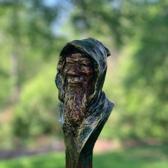 Druid Walking Stick Made in the USA Hand Carved Hiking - Etsy