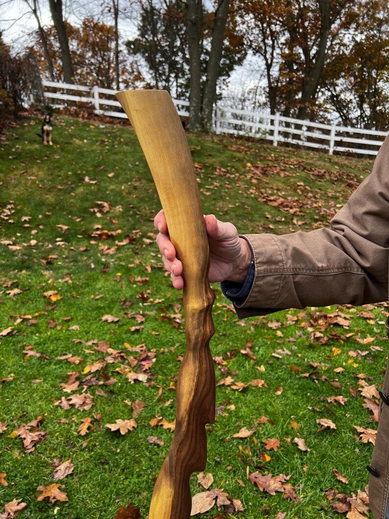 Black Walnut Walking Stick, 54”" Hand-carved, One-of-a-kind Walking ...