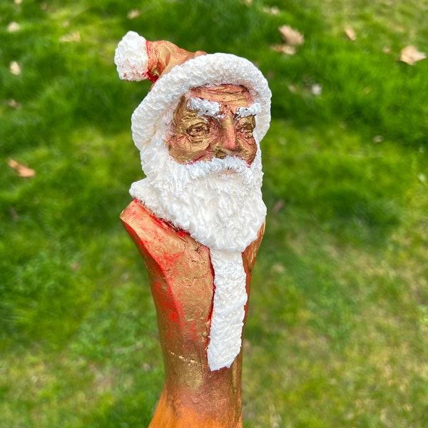 Santa Walking Staff - Etsy