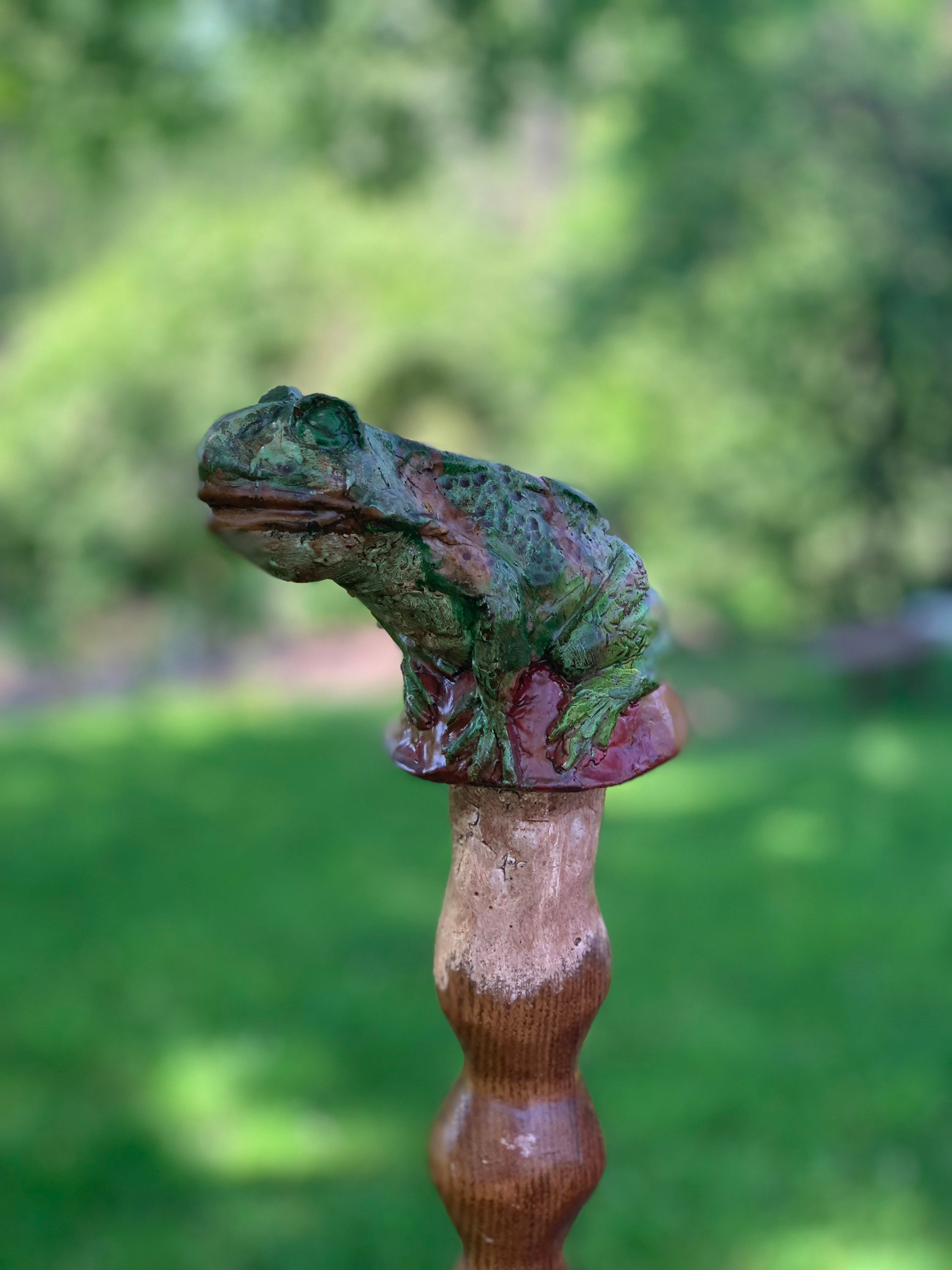 Frog Walking Stick