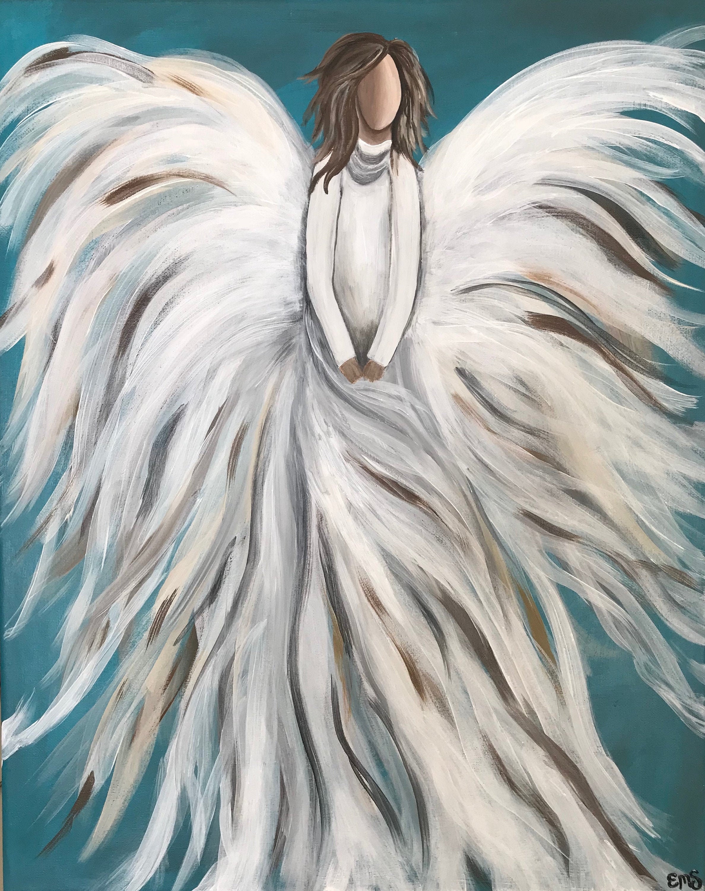 Angel Art, Angel Print, Angel Decor, Giclee Print guardian Angel ...