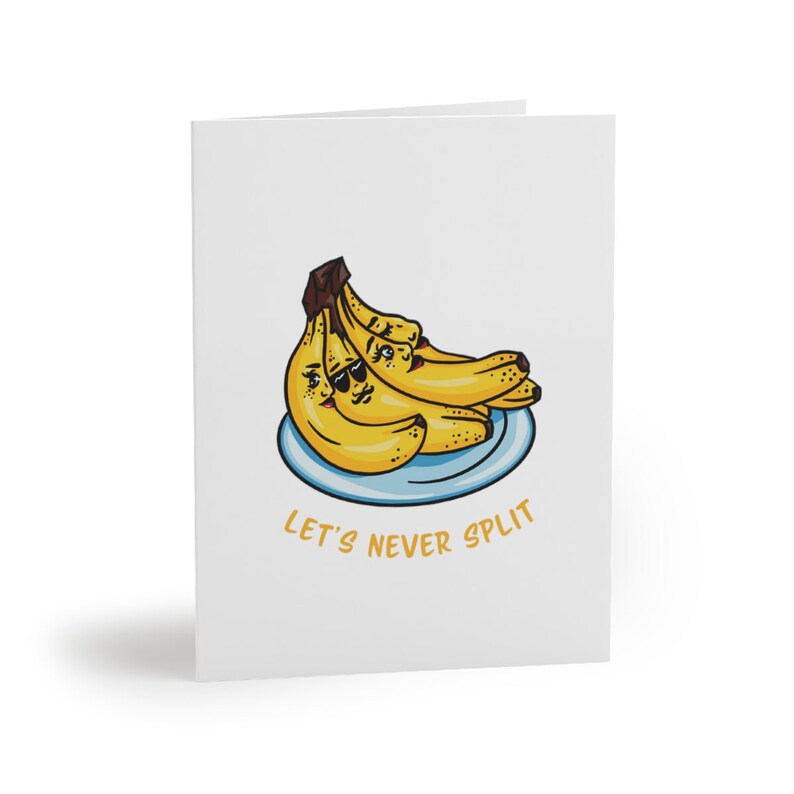 Let’s Never Split Card, Funny Card for Friends, Just Because Note Card ...