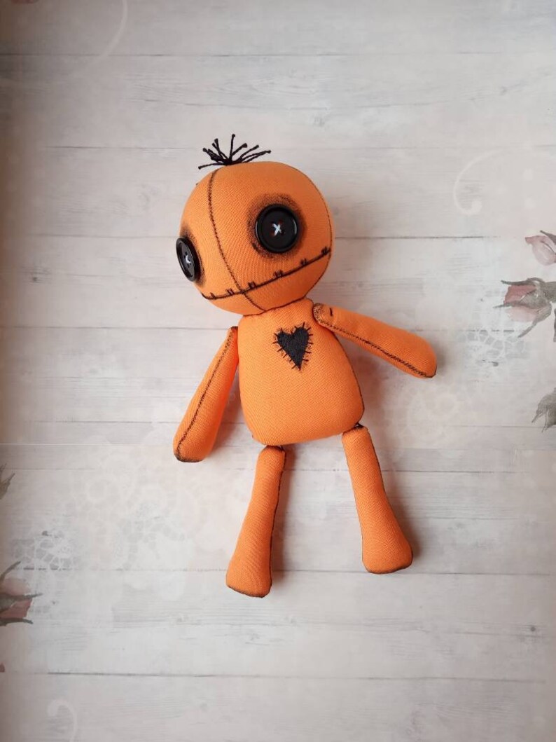 8 Goth Doll Voodoo Doll Handmade Creepy Cute Doll Etsy