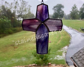 Stained Glass Cross - Etsy