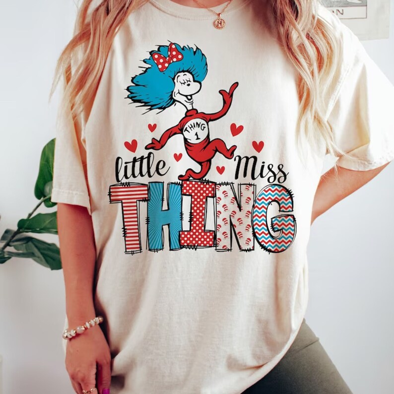 Little Miss Thing PNG Dr. Seuss Png Dr. Seuss Day Png Read Across ...