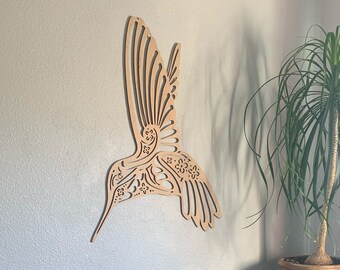 Hummingbird Wall Decor | Etsy